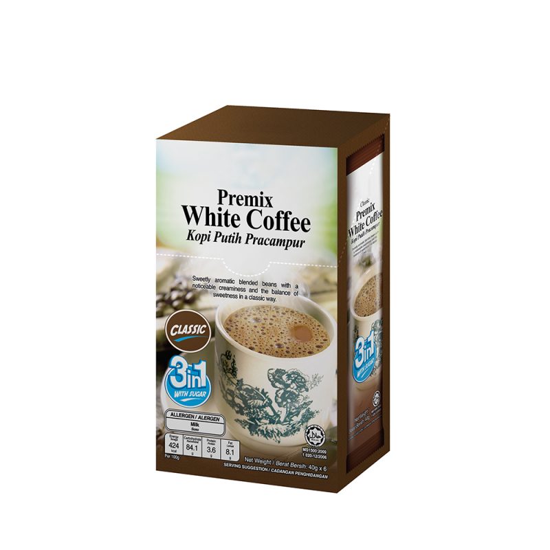 3 in 1 Classic White Coffee Manufacturer Malaysia | 3 in 1 Classic ...